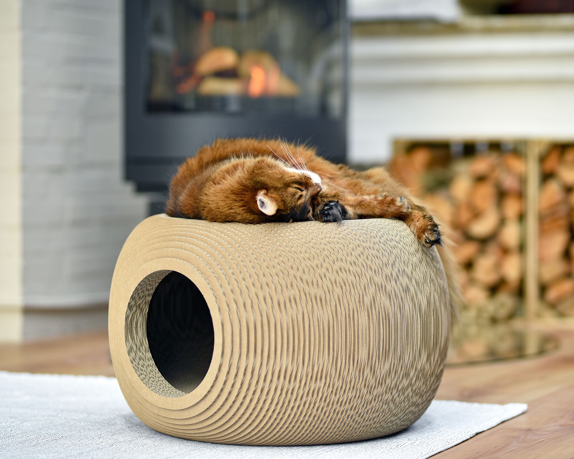 BILLE Cat Pod – sustainable round cat furniture made in Berlin